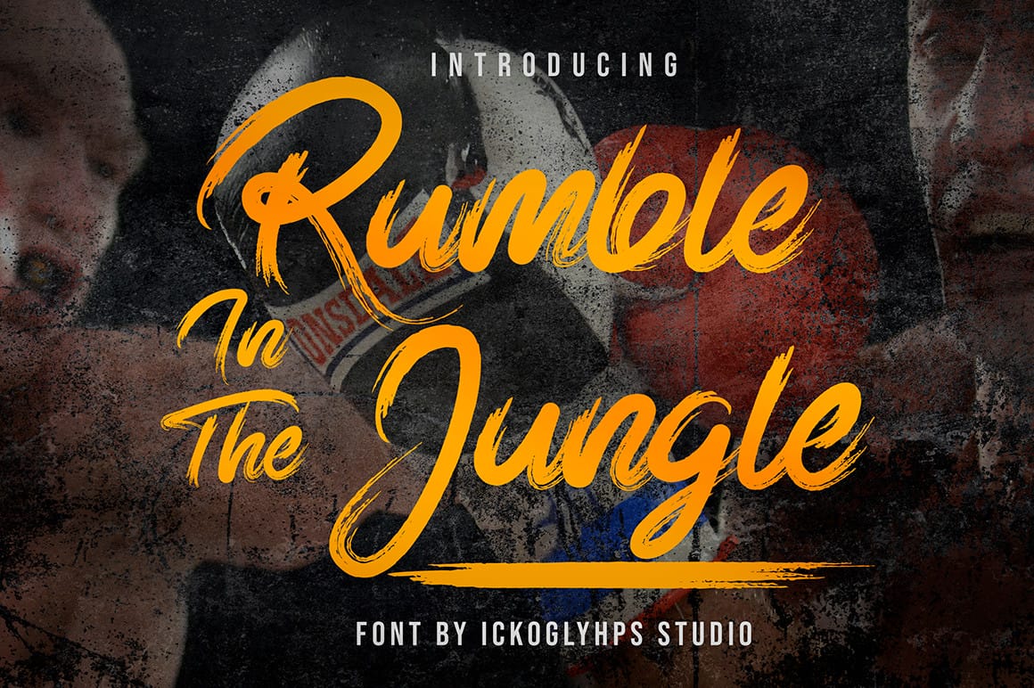 Rumble in Jungle Font - Download Free Fonts