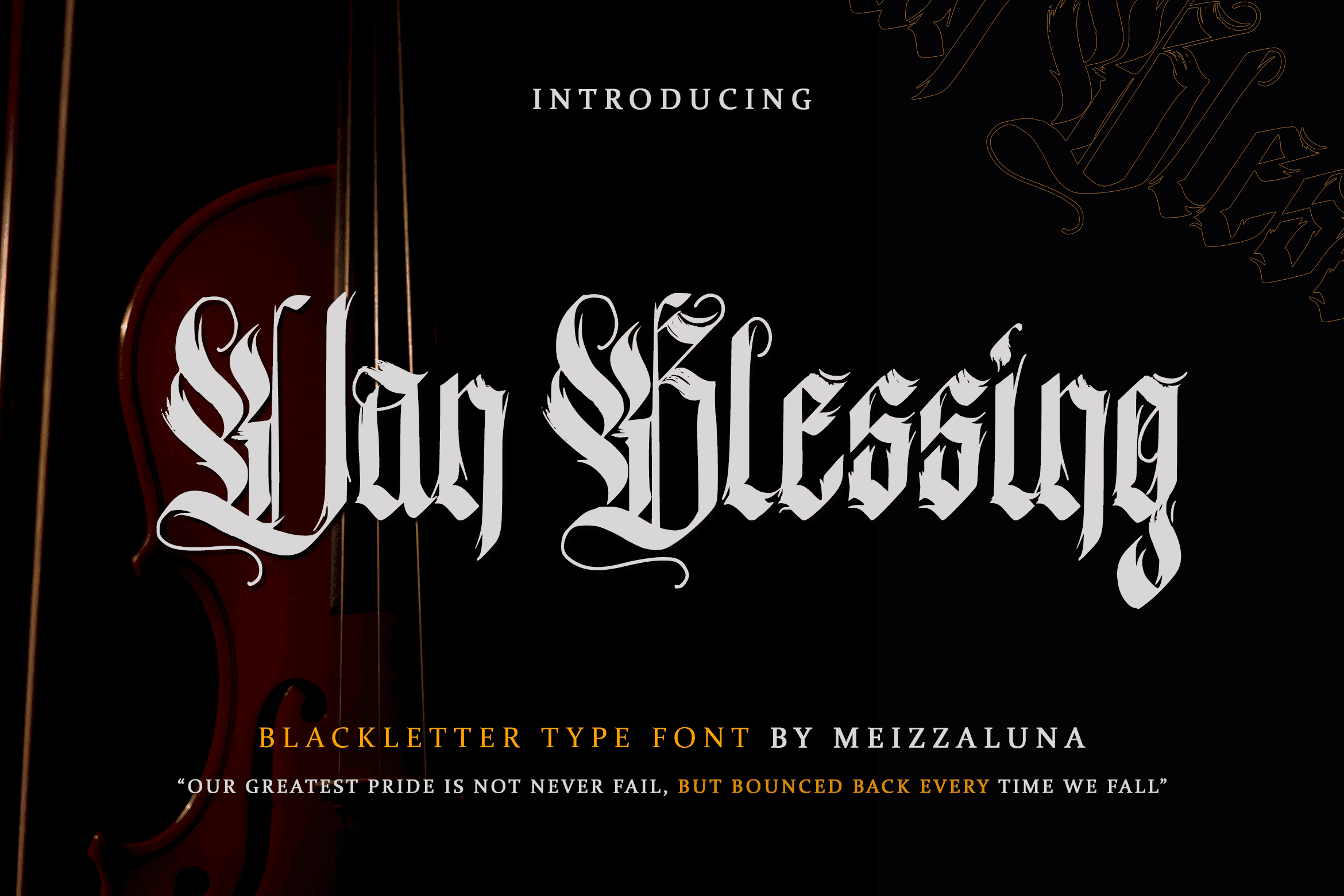 Van Blessing Font - Download Free Fonts