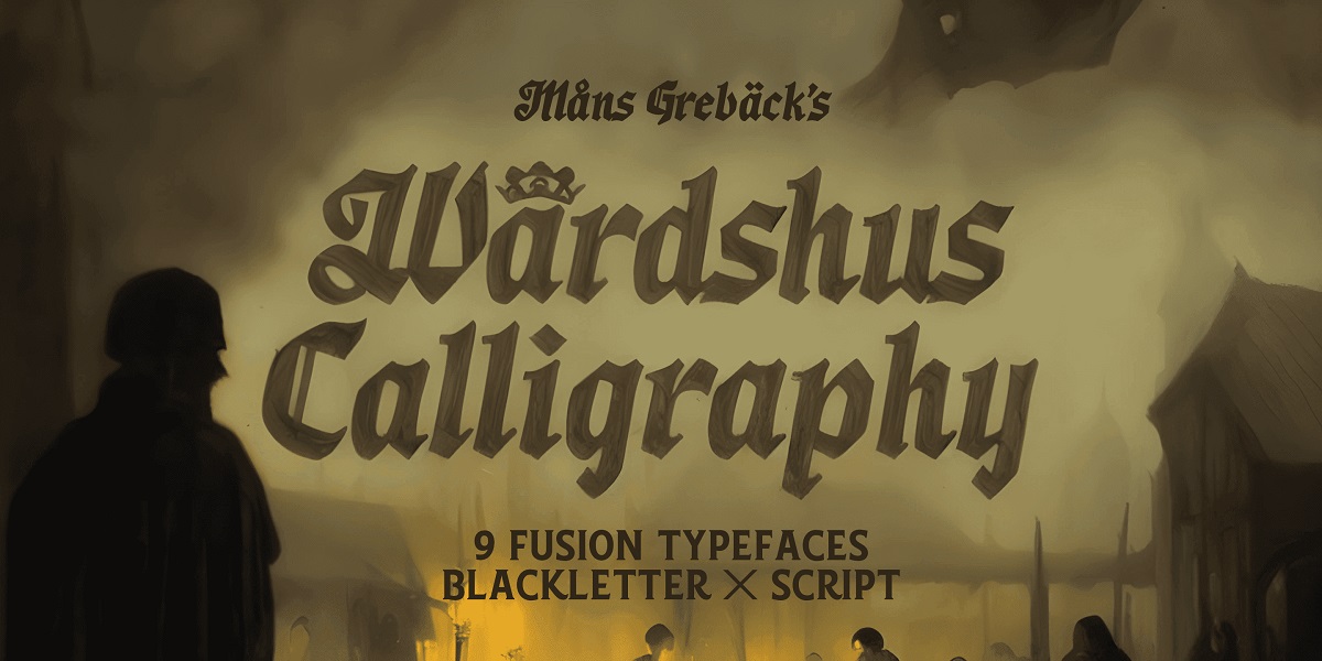 Wardshus Calligraphy Font - Download Free Fonts