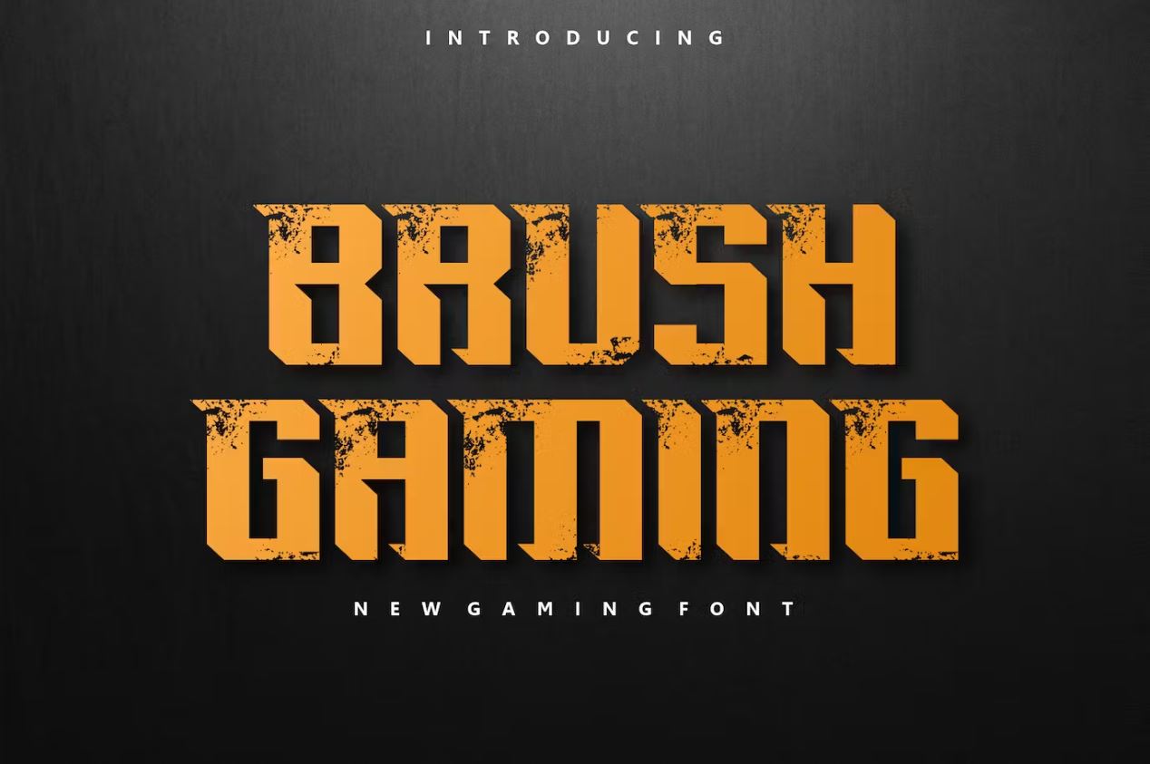 Brush Gaming Font - Download Free Fonts