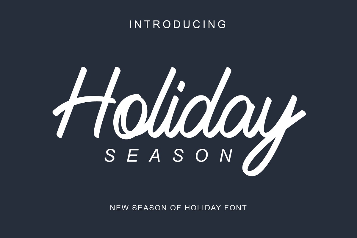 Holiday Season Font - Download Free Fonts