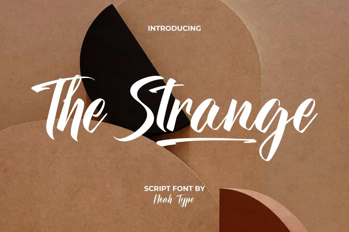 The Strange Font - Download Free Fonts