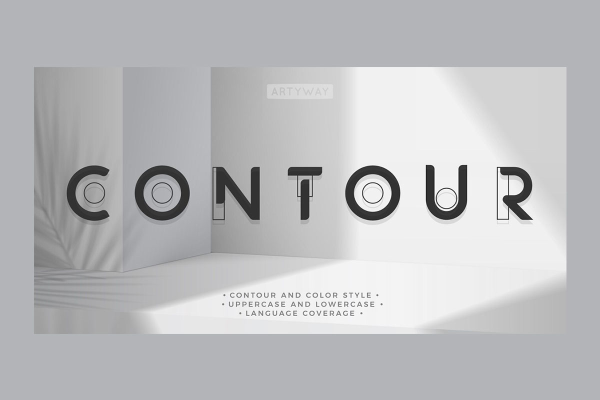 Contourism Font - Download Free Fonts