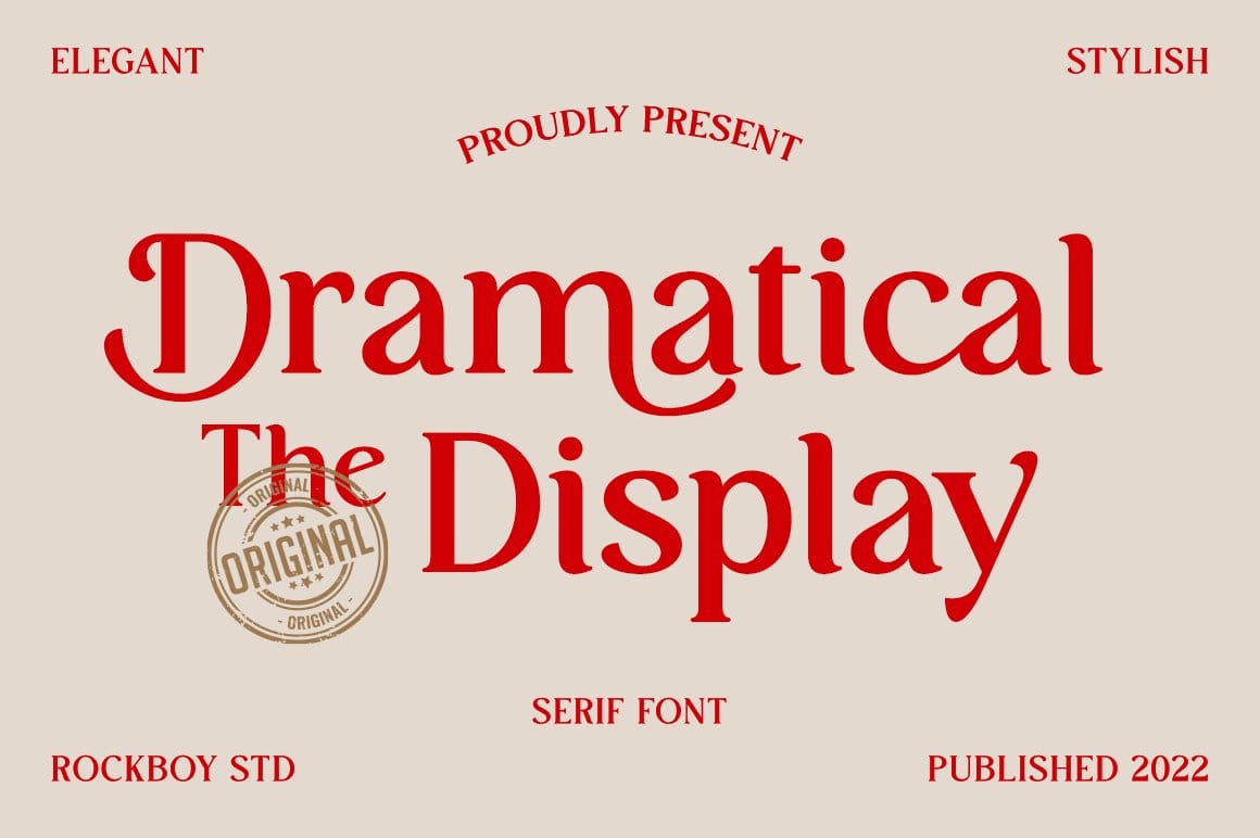 Dramatical the Display Font - Download Free Fonts