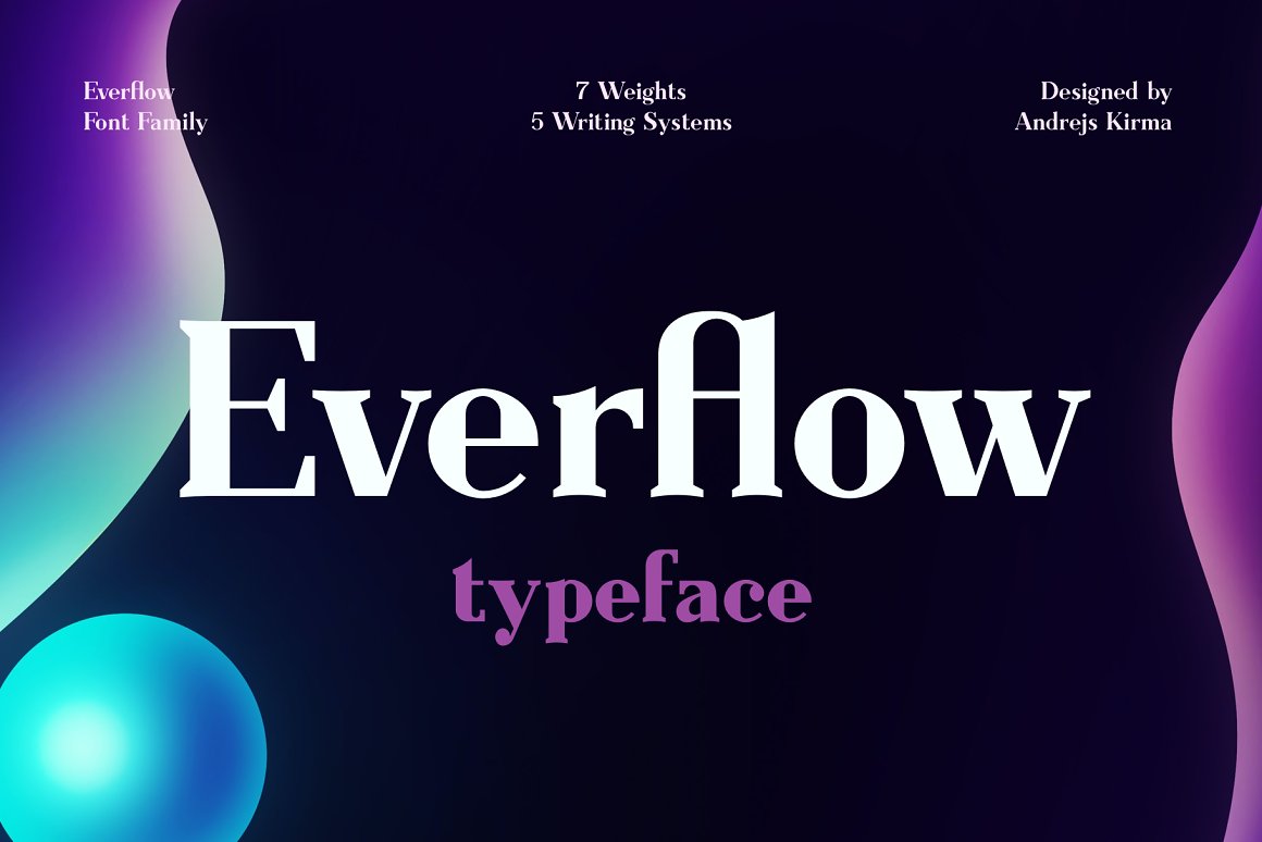 Everflow Font Family - Download Free Fonts