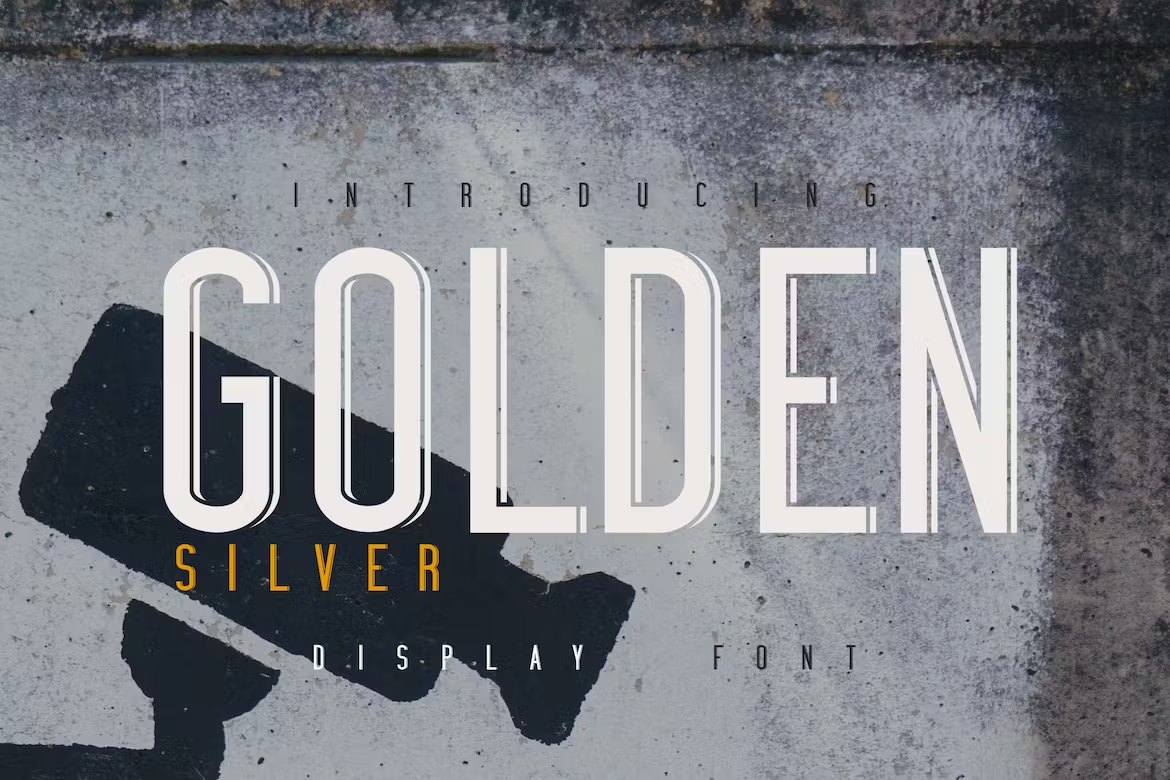 Golden Silver Font - Download Free Fonts