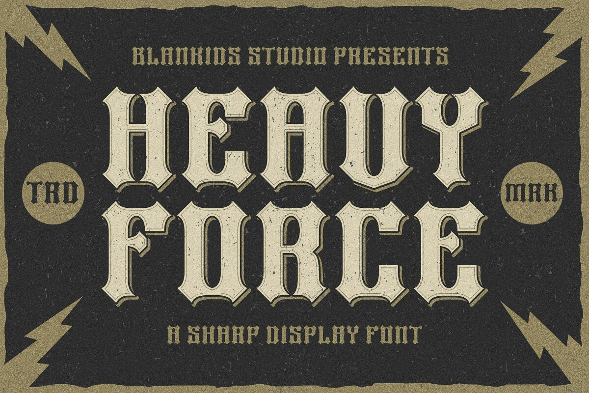 Heavy Force Font - Download Free Fonts