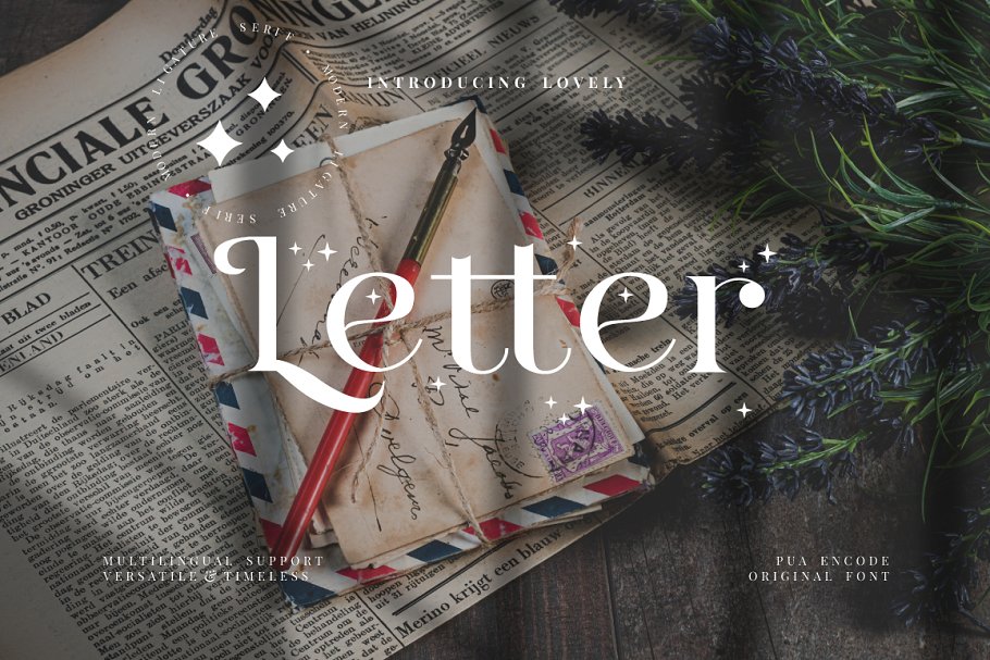 Letter Font - Download Free Fonts