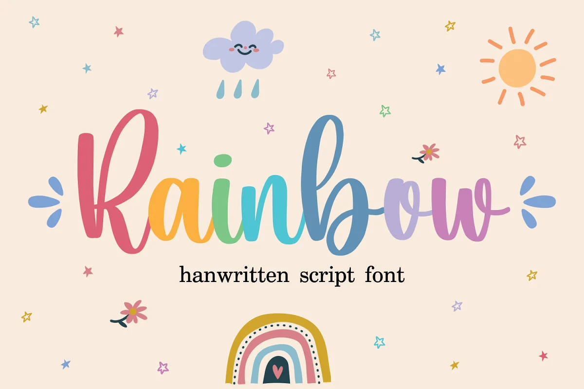 Rainbow Font - Download Free Fonts