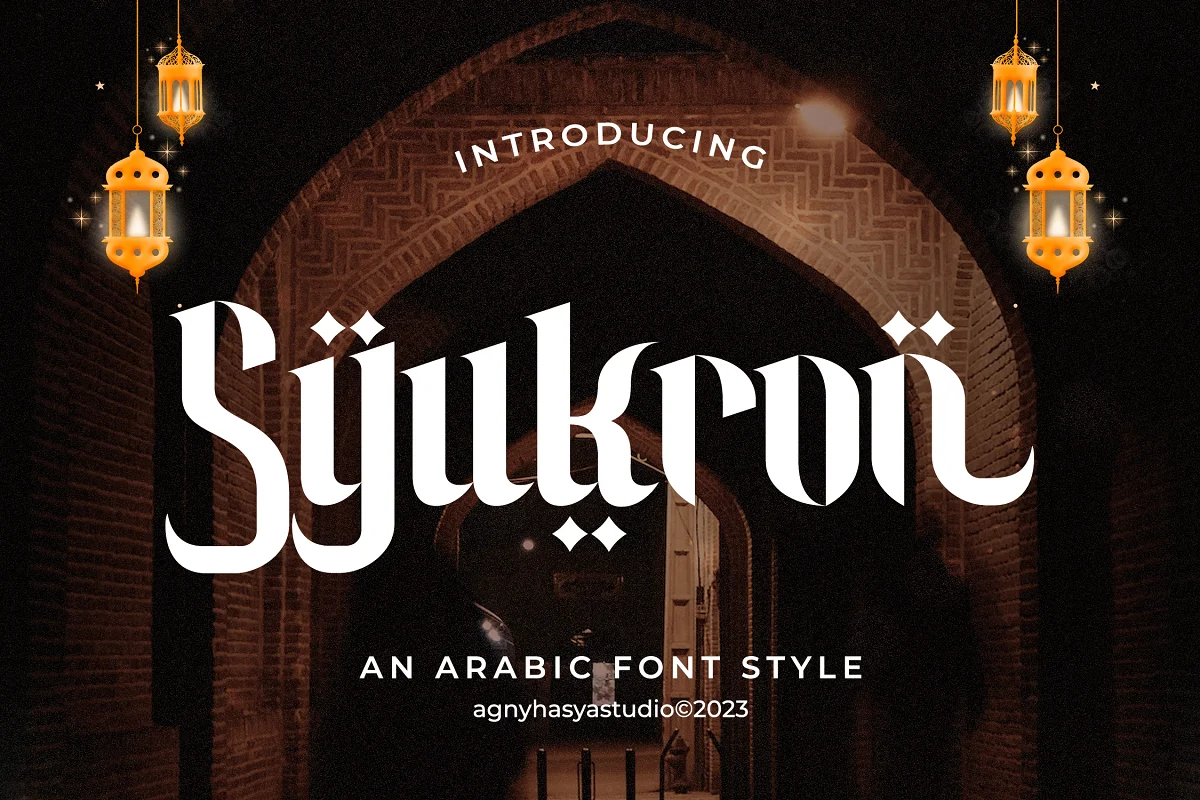 Syukron Font - Download Free Fonts