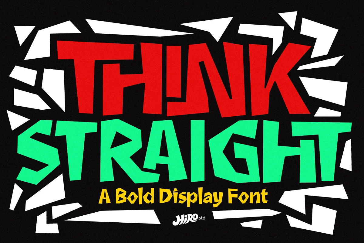 Think Straight Font - Download Free Fonts