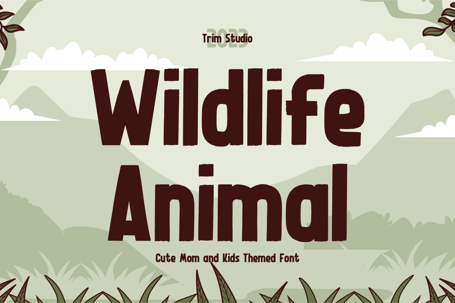 Wildlife Animal Font - Download Free Fonts