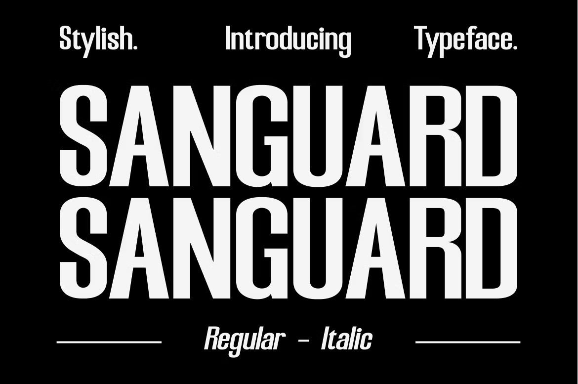 Sanguard Font - Download Free Fonts