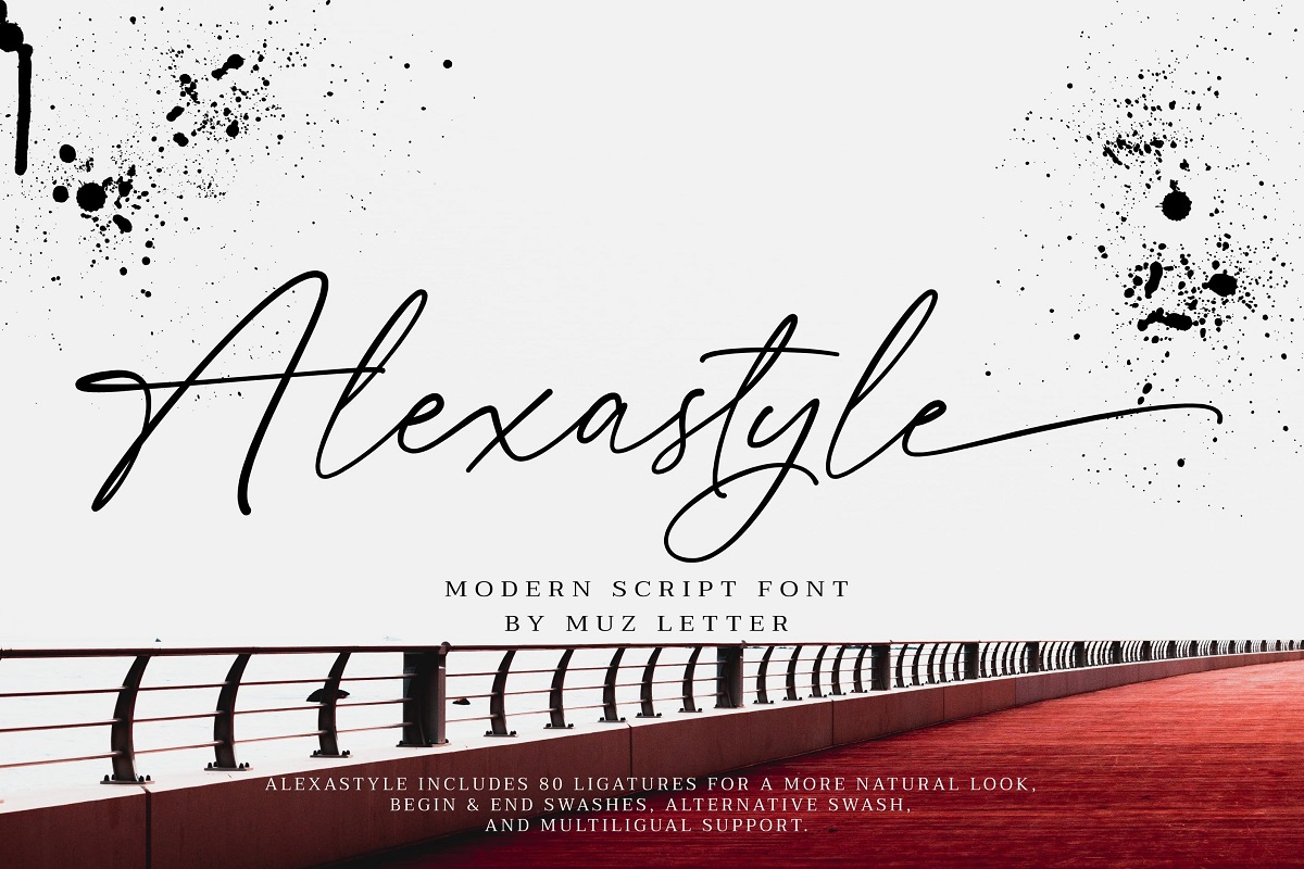 Alexastyle Font - Download Free Fonts