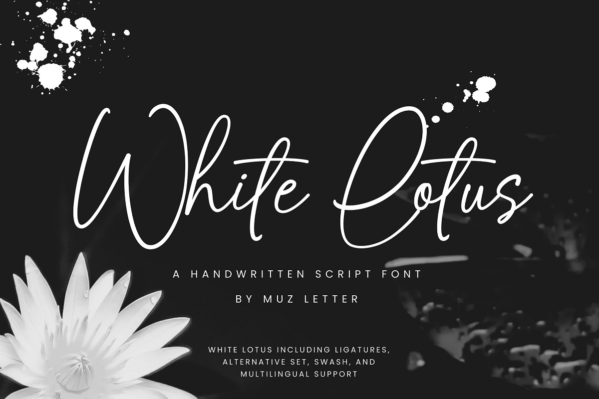 White Lotus Font - Download Free Fonts