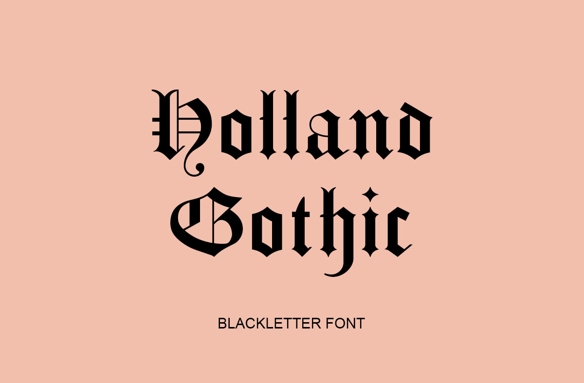Holland Gothic Font - Download Free Fonts