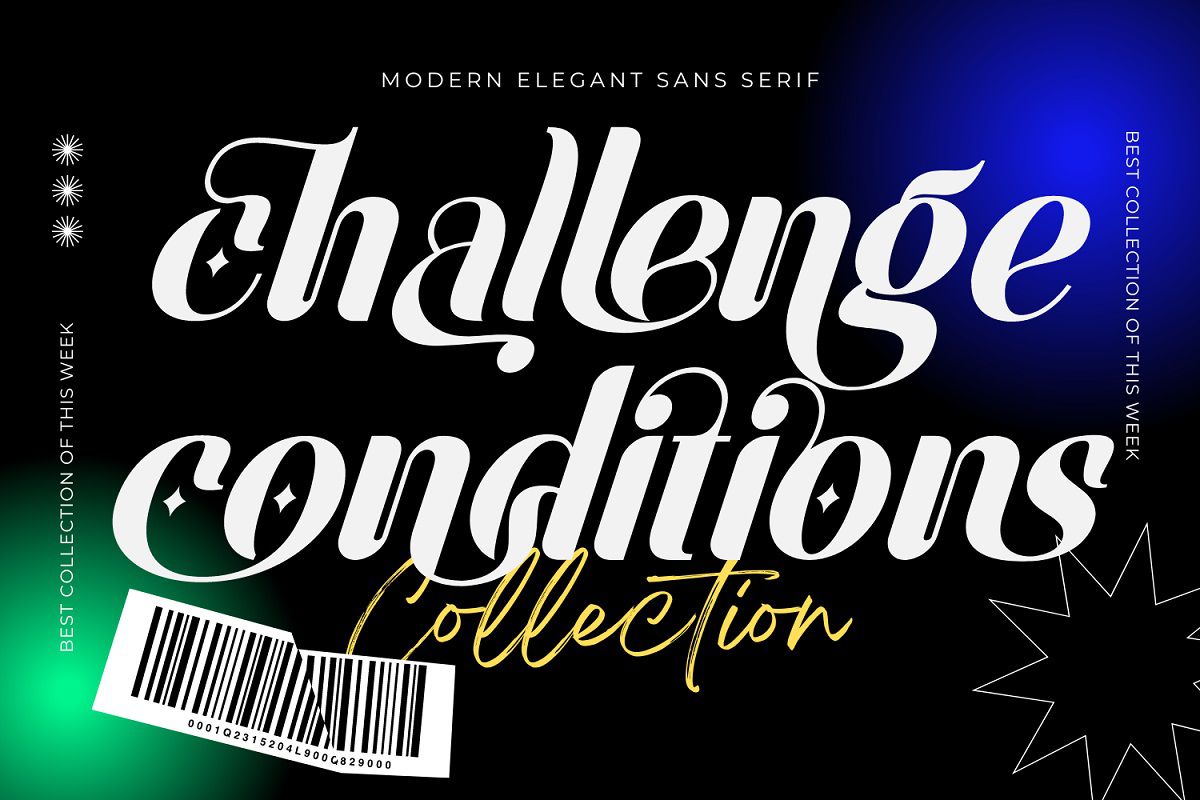 Challenge Conditions Font - Download Free Fonts