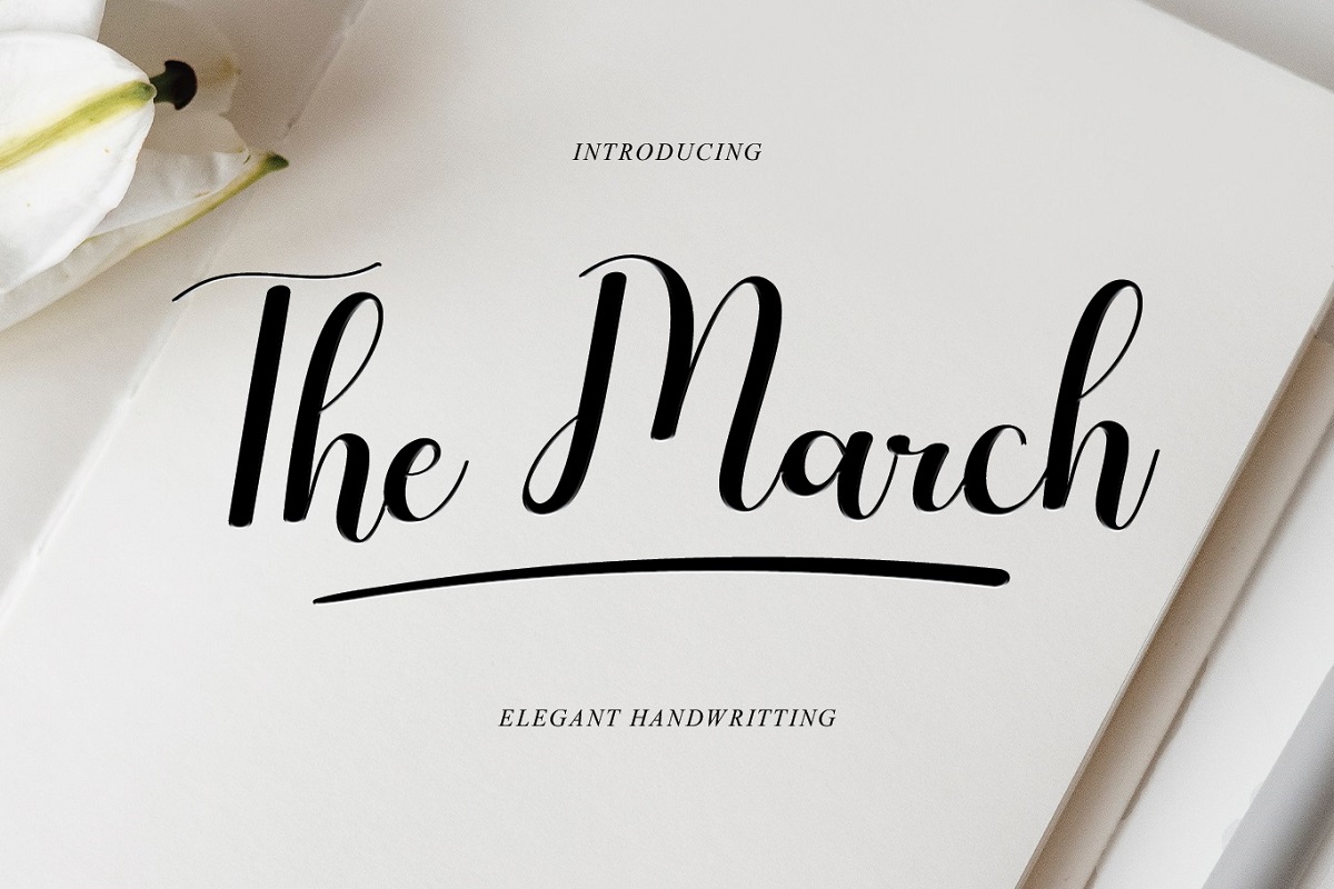The March Font - Download Free Fonts