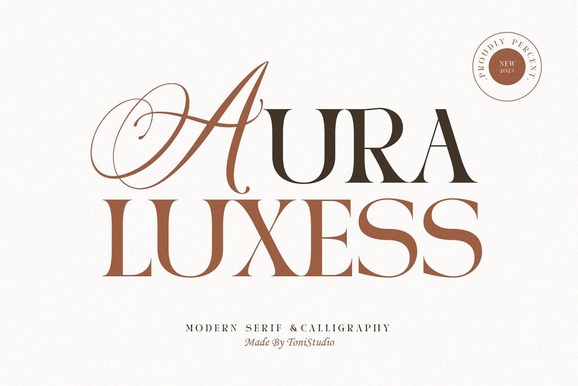 Aura Luxess Font Duo - Download Free Fonts