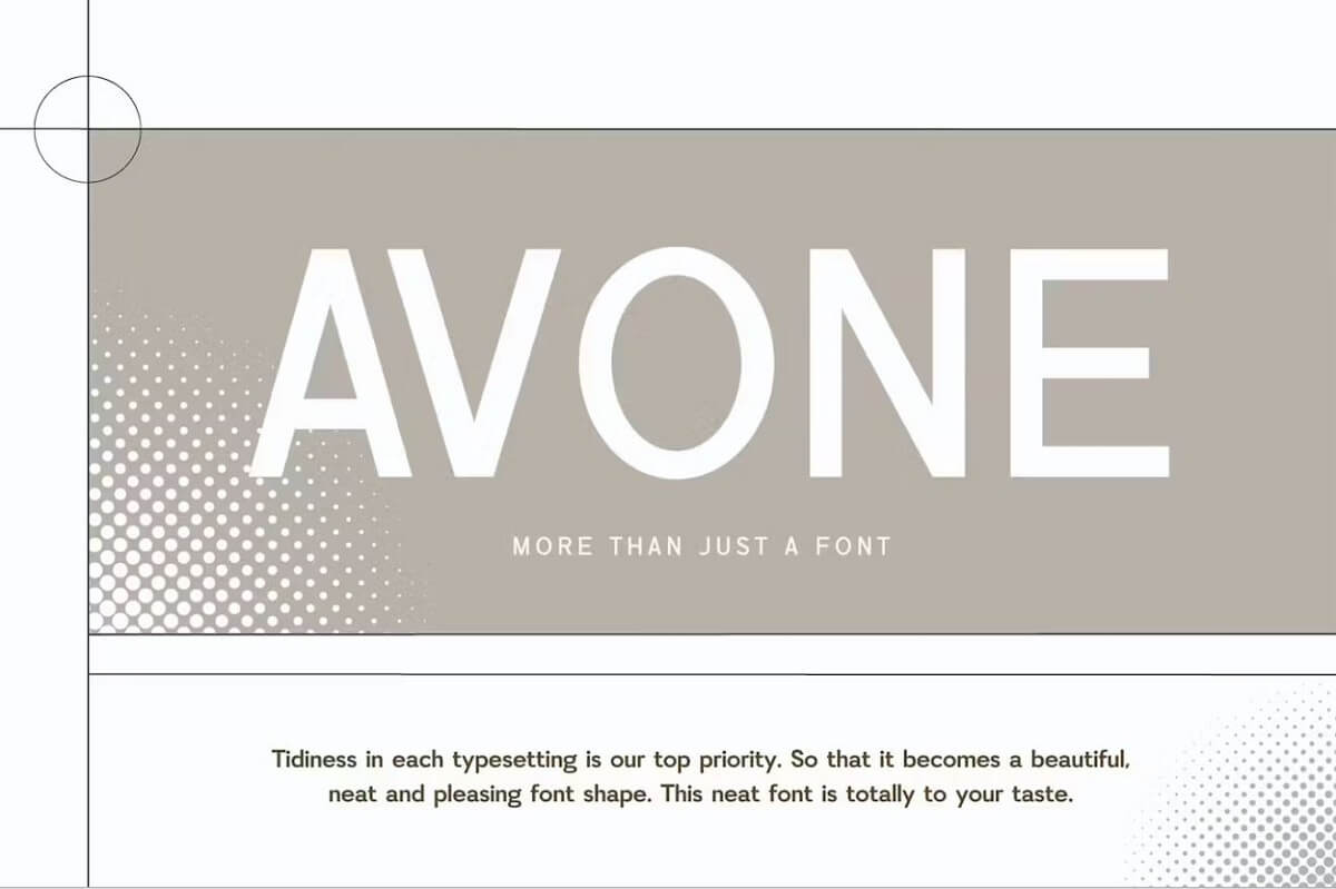 Avone Font - Download Free Fonts