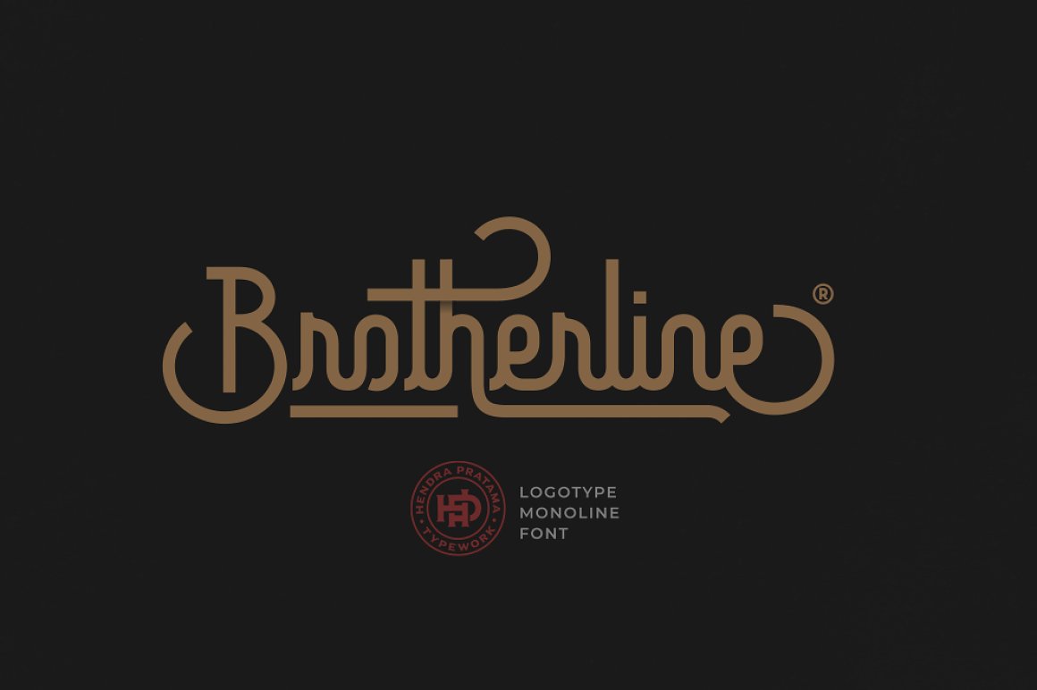 Brotherline Font - Download Free Fonts