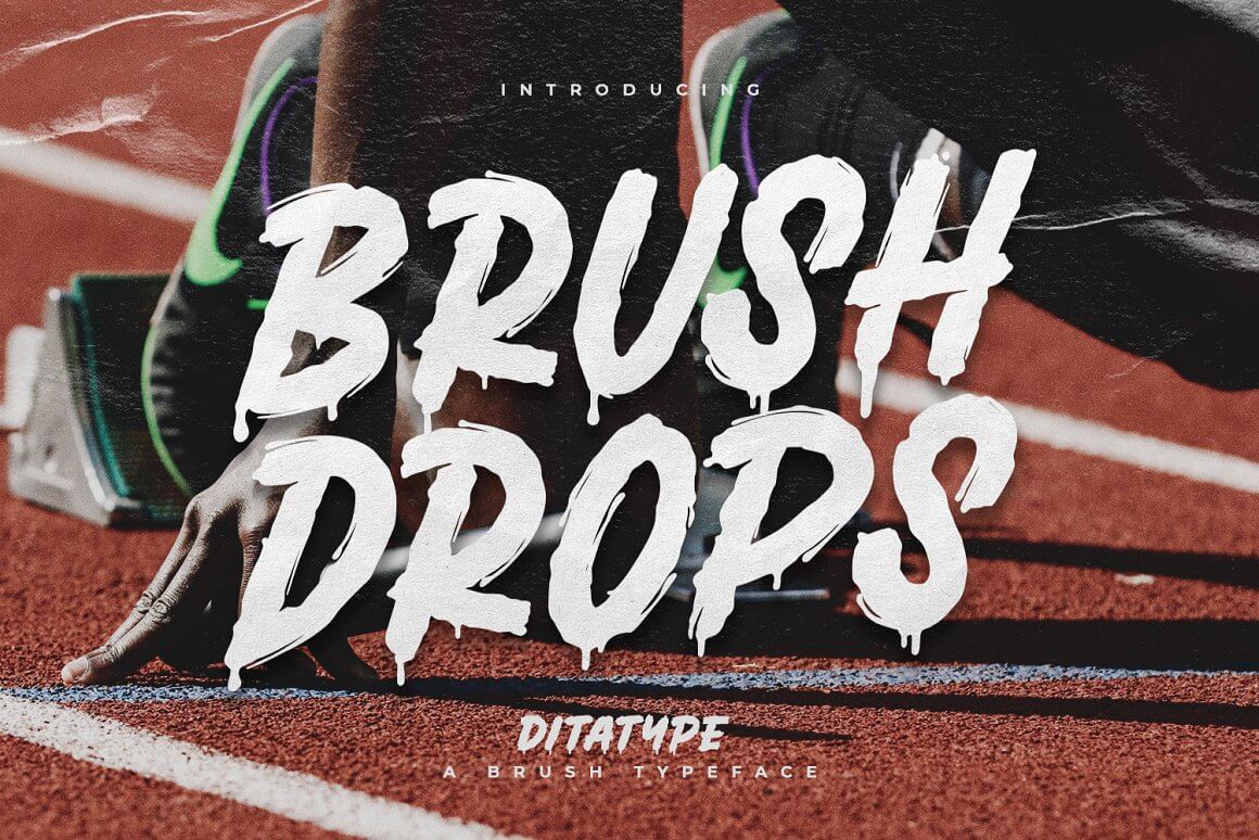 Brush Drops Font - Download Free Fonts