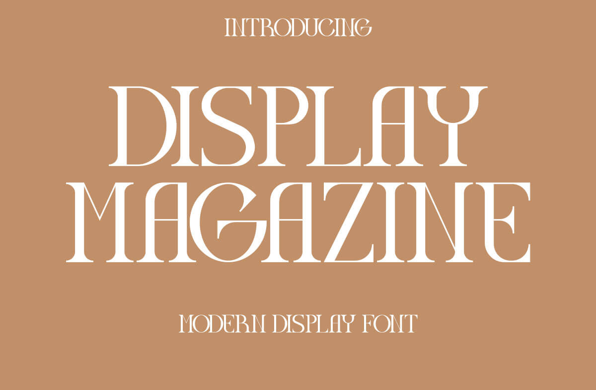 Display Magazine Font - Download Free Fonts