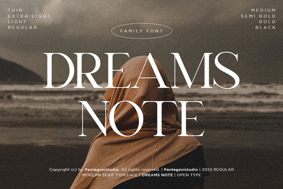 Dreams Note Font Family - Download Free Fonts