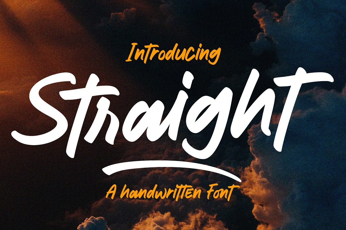 Straight Font - Download Free Fonts