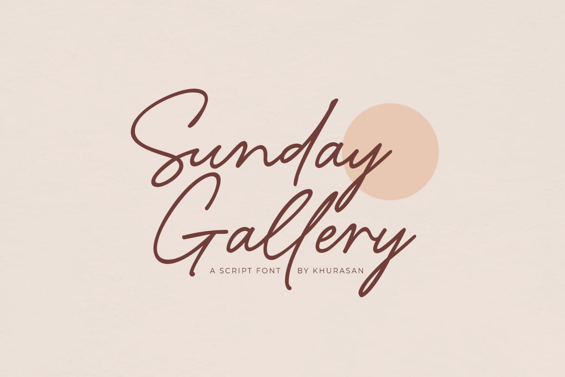 Sunday Gallery Font - Download Free Fonts