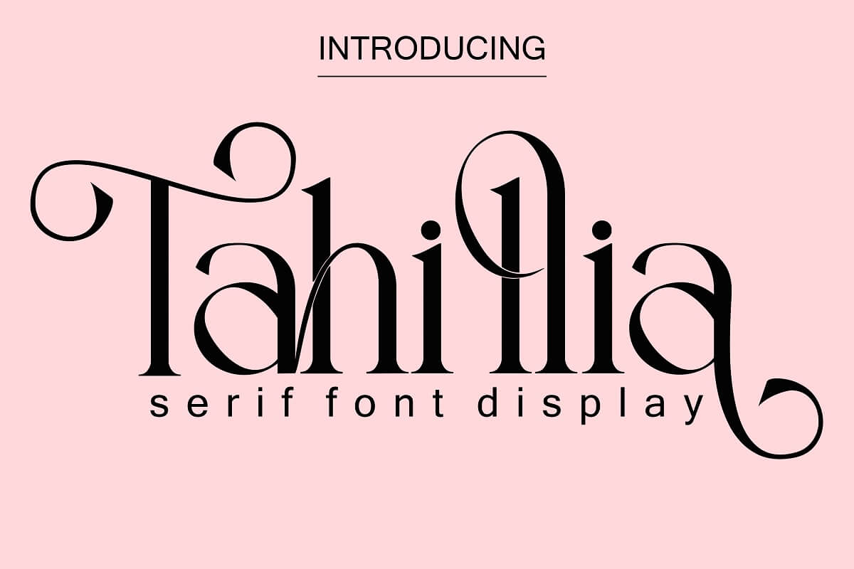 Tahillia Font - Download Free Fonts