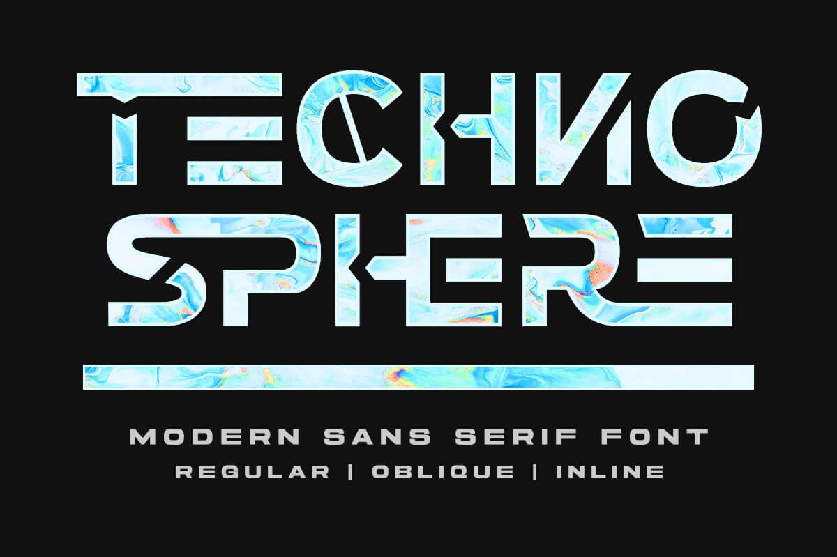 Techno Sphere Font - Download Free Fonts