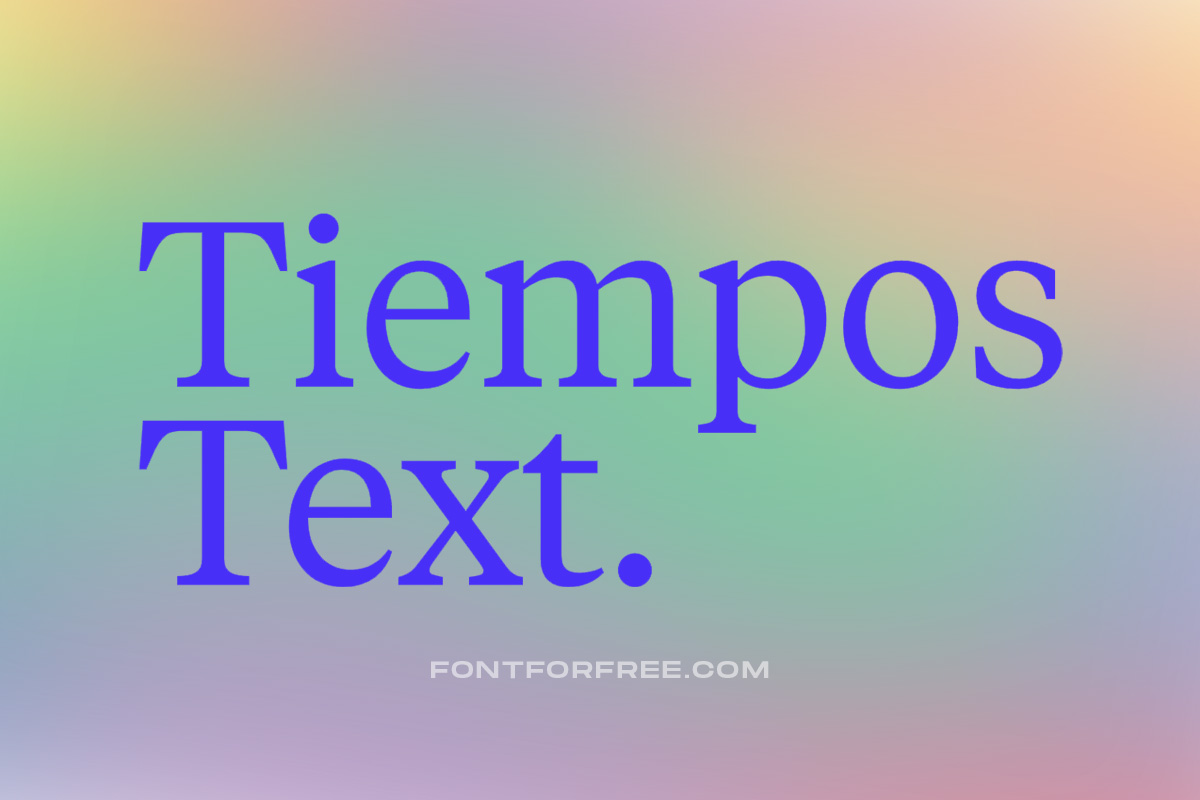 Tiempos Text Font Family - Download Free Fonts