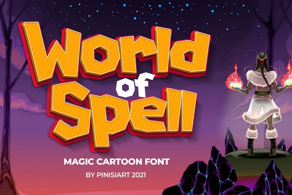 World of Spell Font - Download Free Fonts