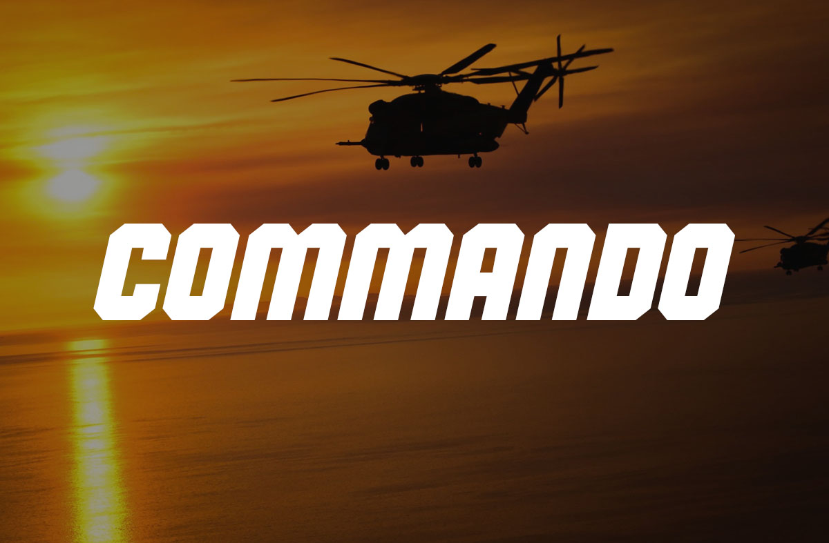 Commando Font - Download Free Fonts