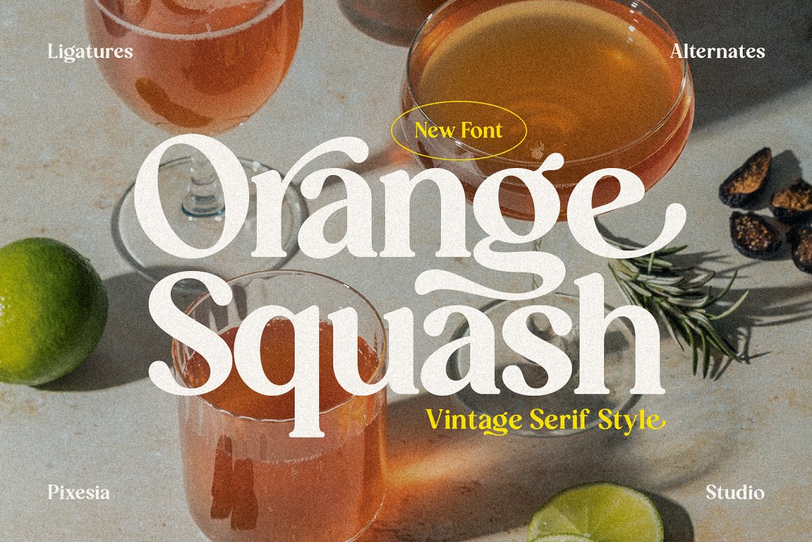 Orange Squash Font - Download Free Fonts