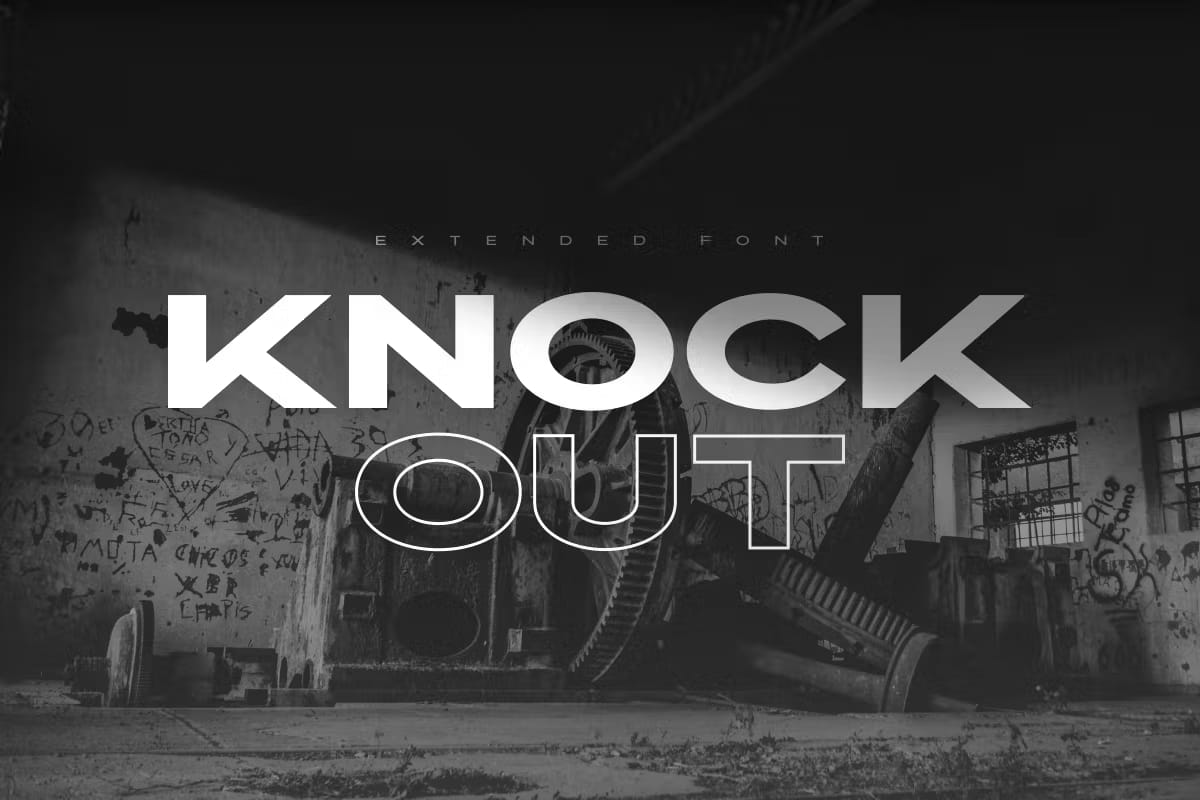 Knockout Extended Font Family - Download Free Fonts