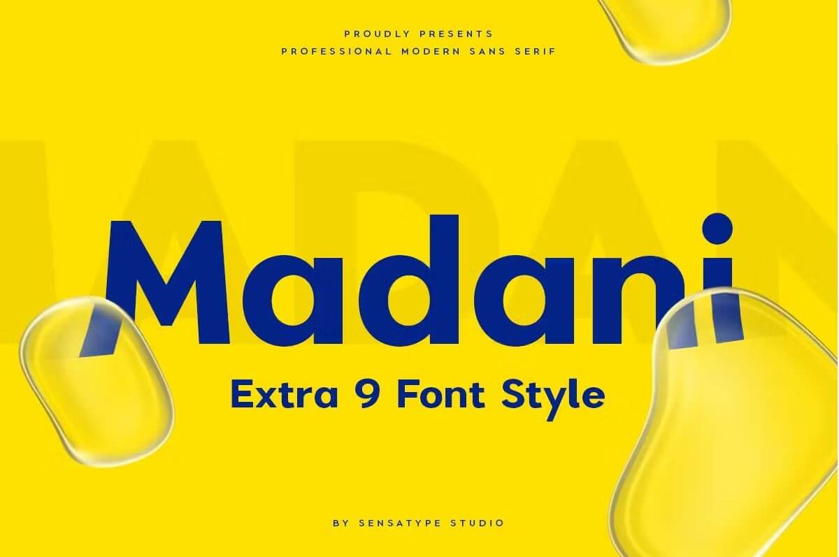 Madani Font Family - Download Free Fonts