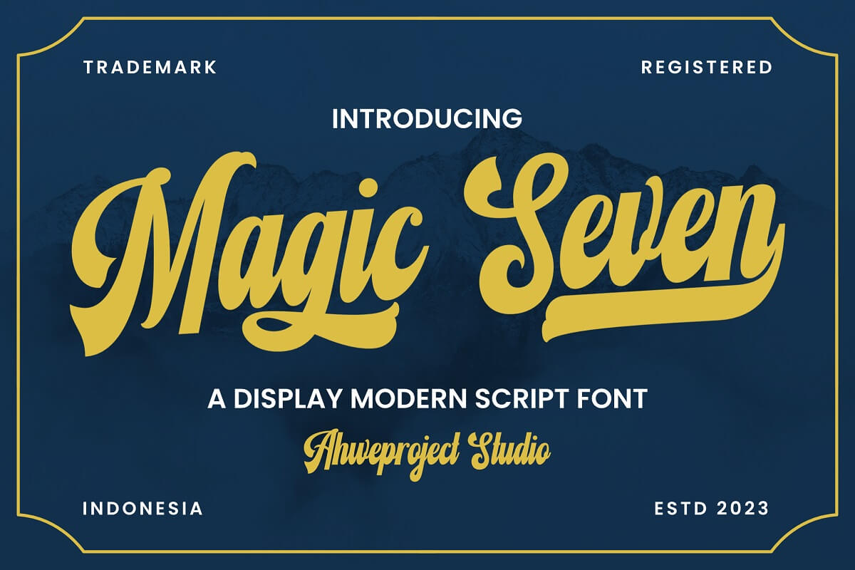 Magic Seven Font - Download Free Fonts