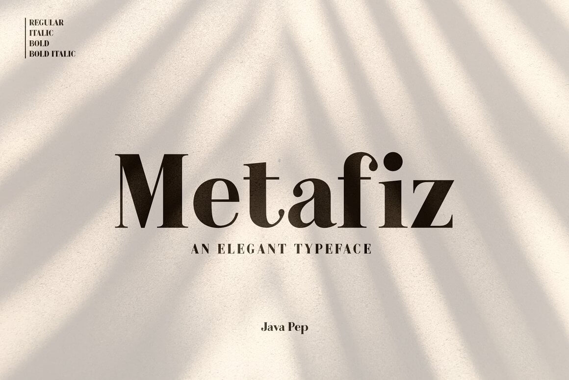 Metafiz Font - Download Free Fonts
