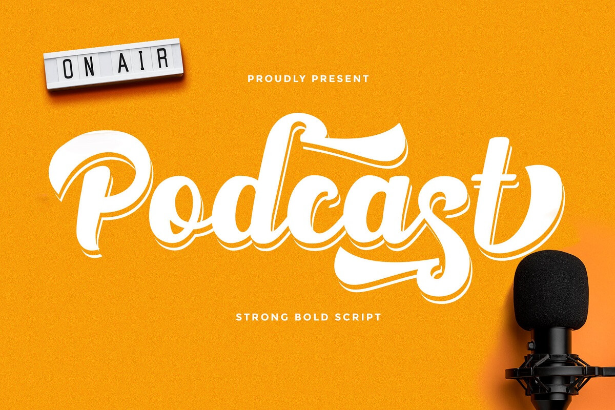 Podcast Font - Download Free Fonts
