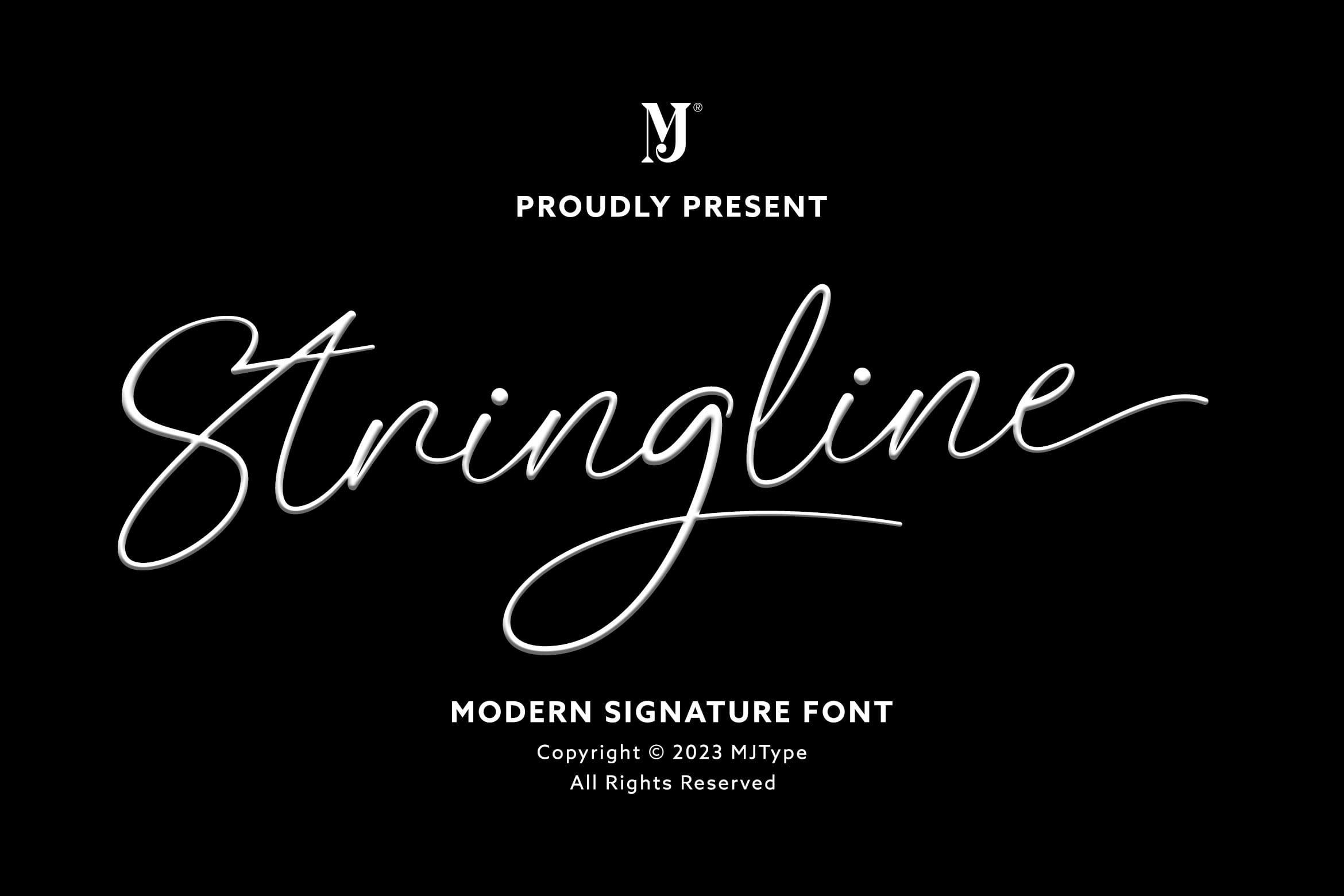 Stringline Font - Download Free Fonts