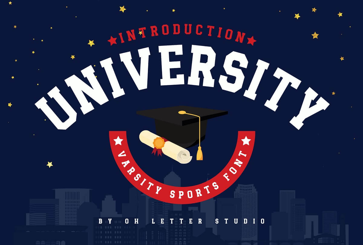University Font - Download Free Fonts