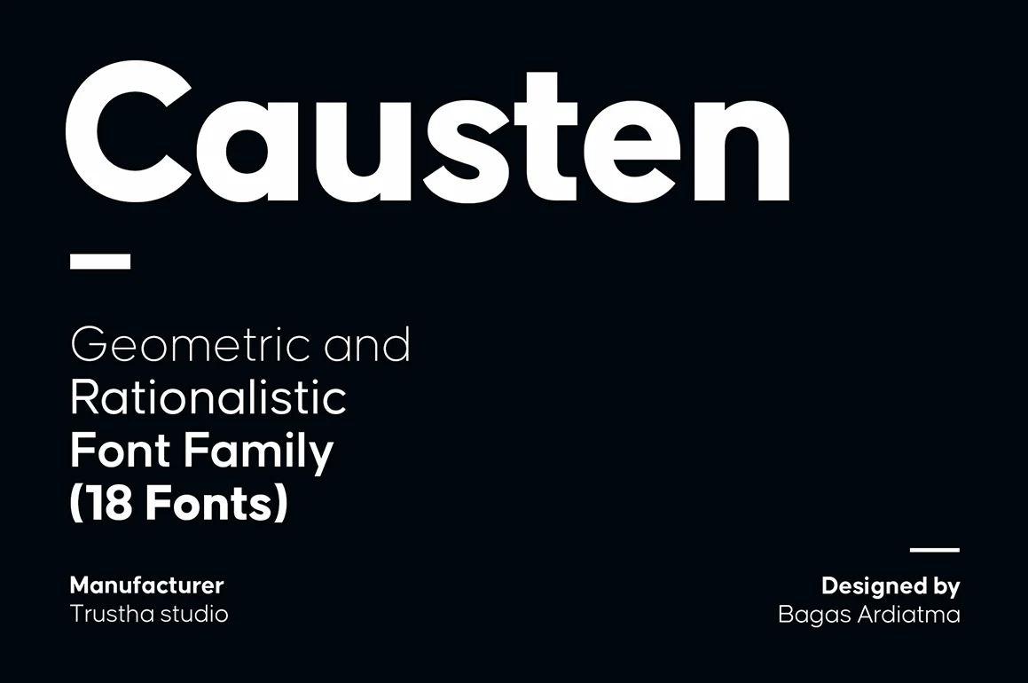 Causten Font Family - Download Free Fonts
