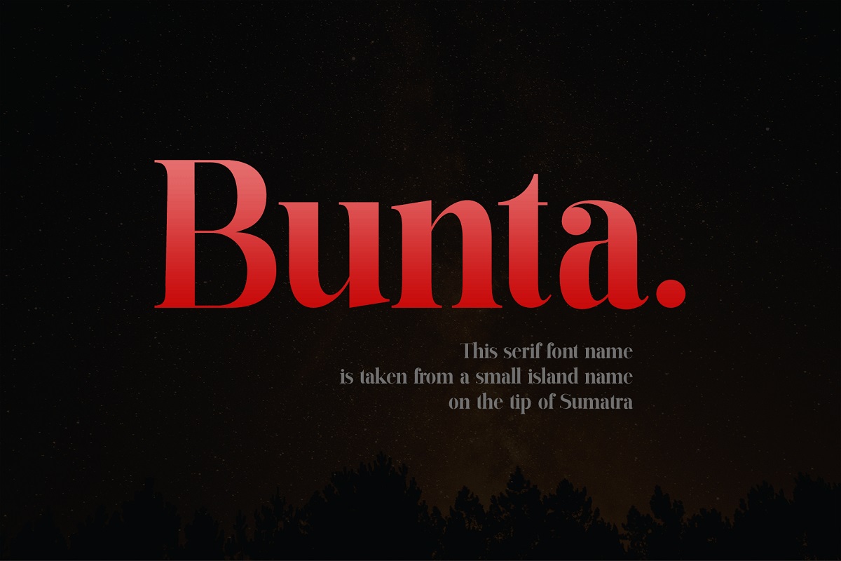 Bunta Font - Download Free Fonts