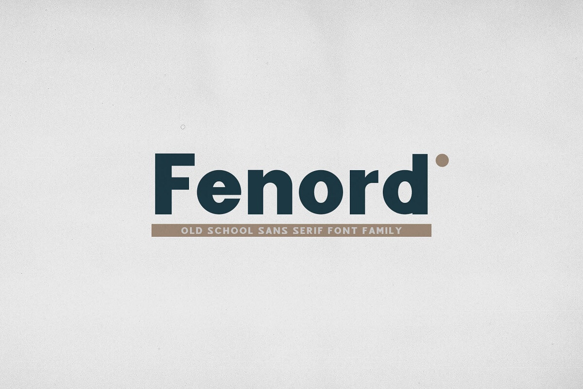 Fenord Font - Download Free Fonts