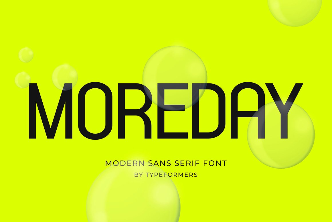 Moreday Font - Download Free Fonts