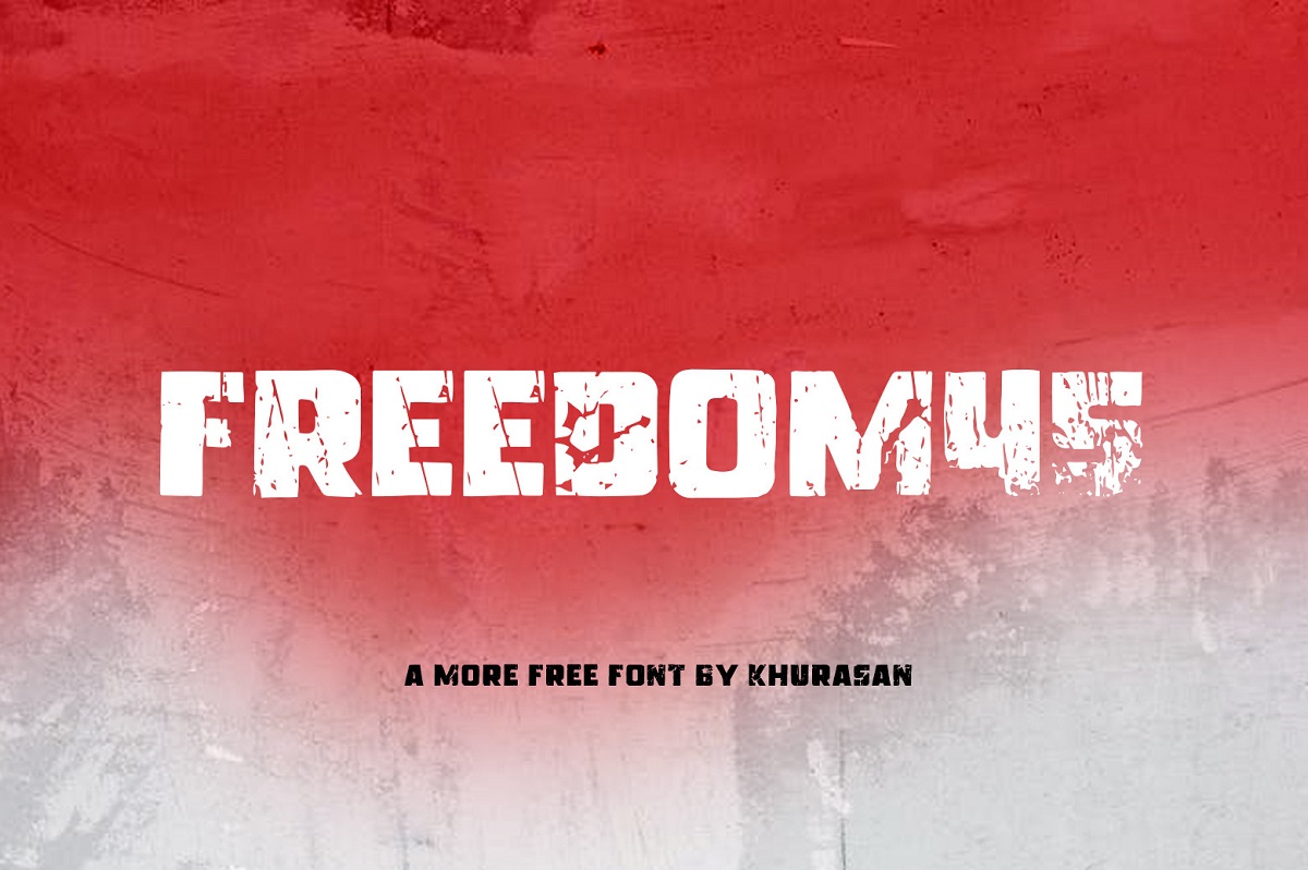 Freedom 45 Font - Free for Commercial Use - Download Free Fonts