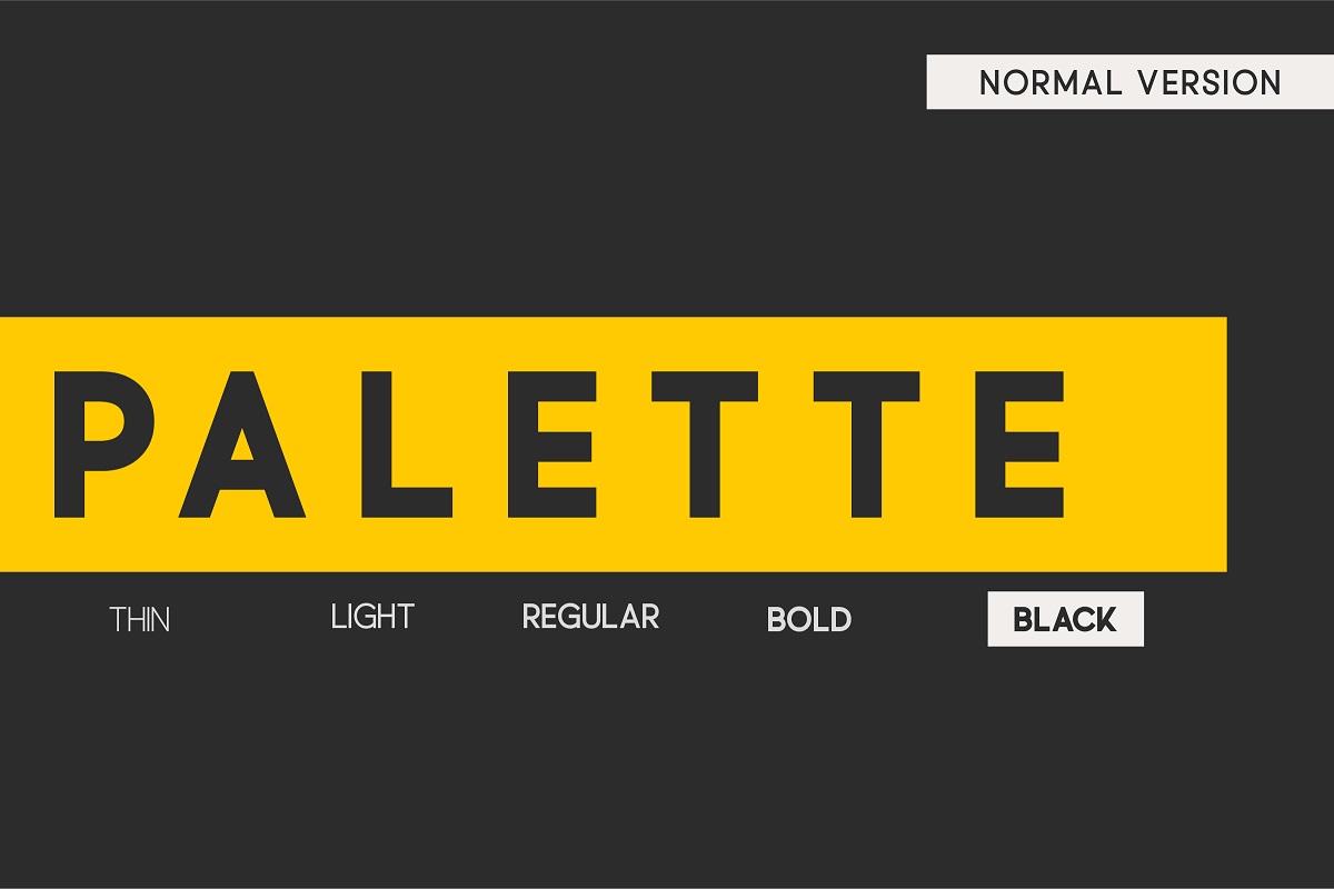 Palette Font Family - Download Free Fonts
