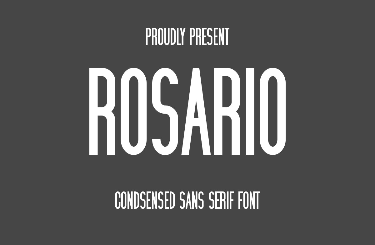 Rosario Font - Download Free Fonts
